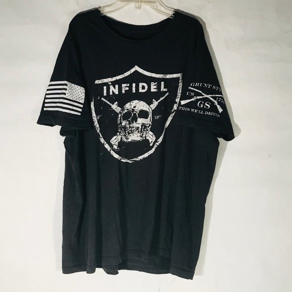 Grunt Style | Shirts | Grunt Style Kickboxing Infidel Raider Logo ...